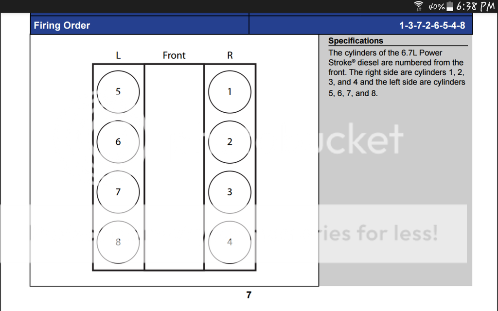 Question about injector order - PowerStrokeArmy